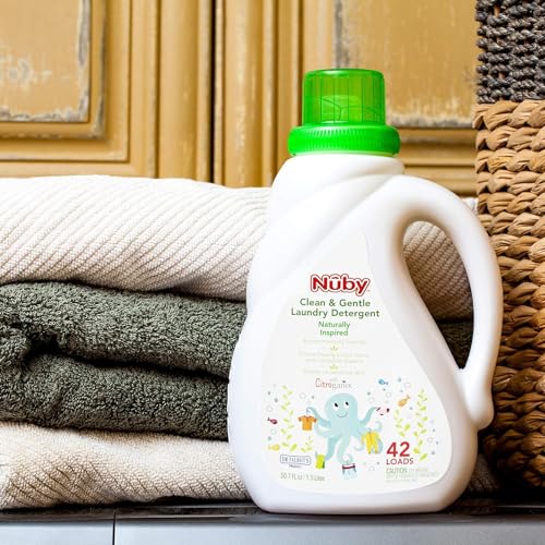 Nuby Laundry Detergent Naturally Inspired with Citroganix by Dr. Talbot's, 50.7 Fl Oz