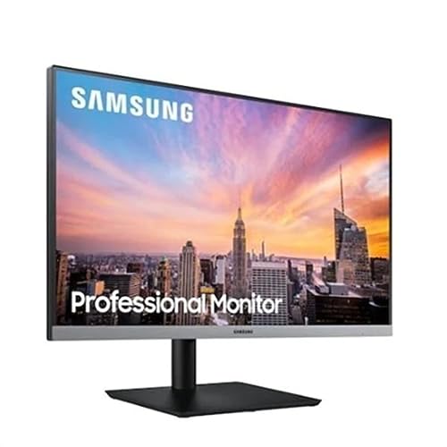 SAMSUNG 24” SR650 Series 1080p Computer Monitor for Business, 75Hz, VGA, HDMI, DisplayPort, USB Hub, Eye Saver Mode, 3-Year Warranty, LS24R650FDNXZA, Black