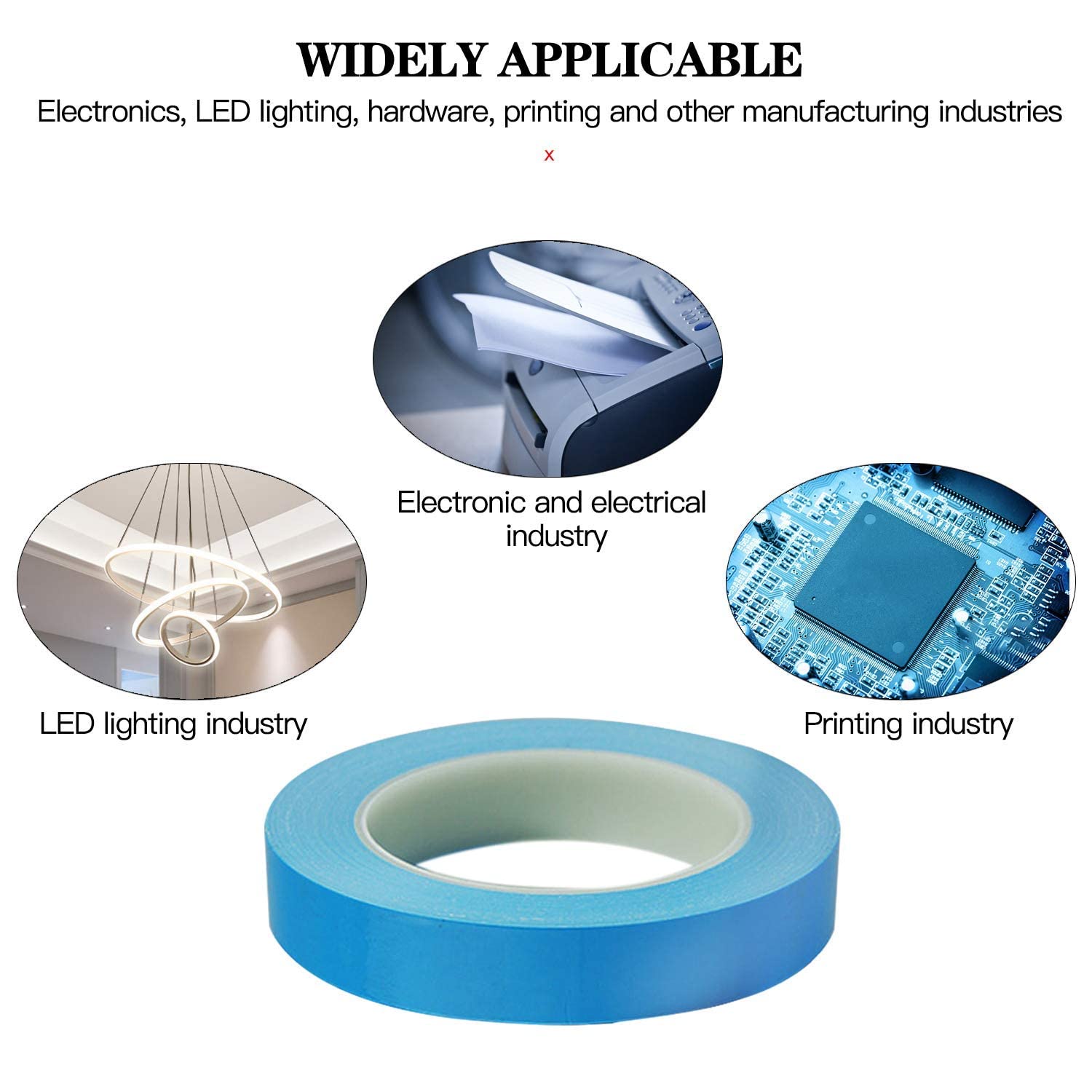 sansheng 20mm x 25m Double Side Adhesive Thermal Conductive Tape for Heatsink LED
