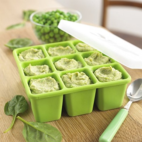 NUK Baby Food Making Kit, Includes the Mash and Serve Bowl, a Flexible Freezer Tray and Lid Set and Stack & Store Cups, 6 Cups and Lids
