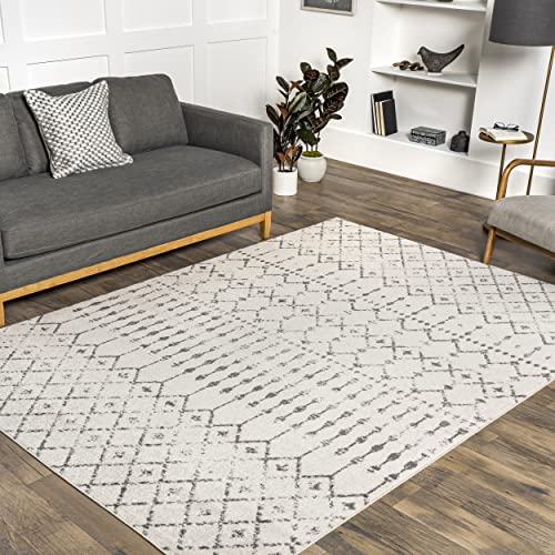 nuLOOM 3x5 Moroccan Blythe Area Rug, Grey, Faded Bohemian Design, Stain Resistant, For Bedroom, Dining Room, Living Room, Hallway, Office, Kitchen, Entryway