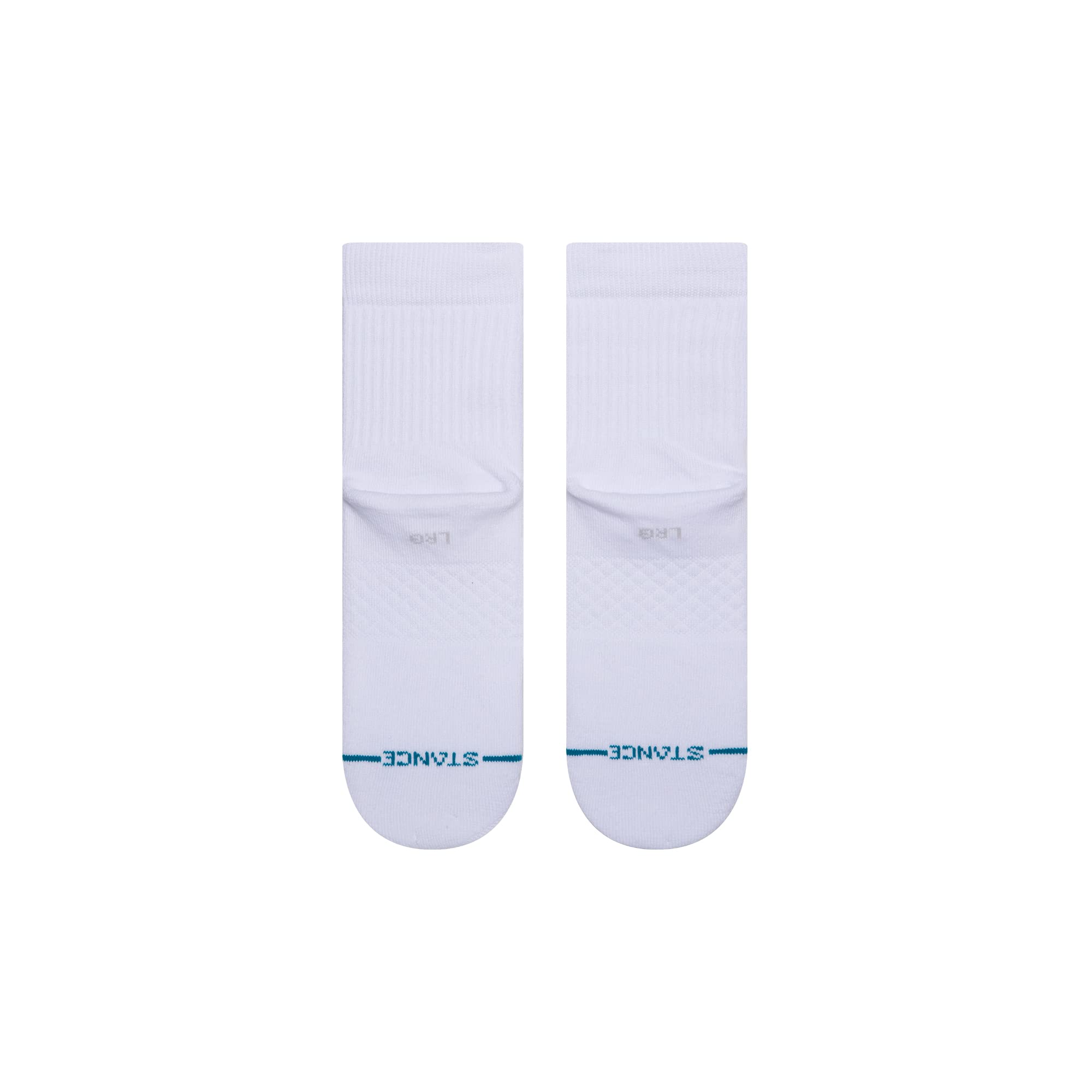 Stance Icon Quarter Socks (Medium, White)