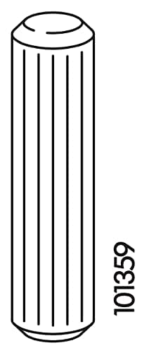 Spare Hardware Parts Replacement for IKEA Wooden Fluted Dowel Pin (101359) Pack of 12