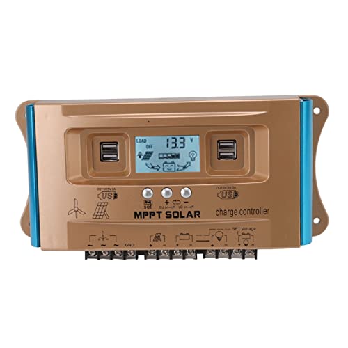 Wind Solar Controller Charge Management Solar Charge Controller 12V 24V 36V 48V 60V MPPT Tracked Charge By Charge (60A)