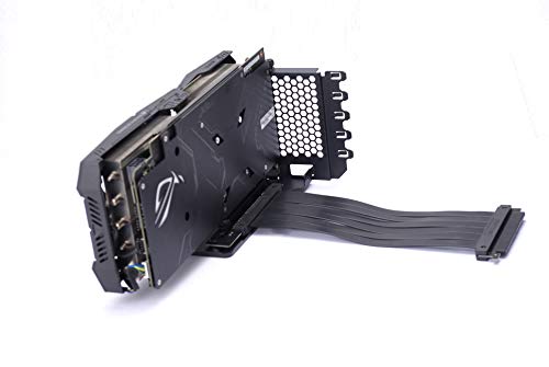 Phanteks PH-VGPUKT_02 β Universal Vertical GPU Bracket with 220mm Flat Line Pci-E X16 Riser Cable Kit
