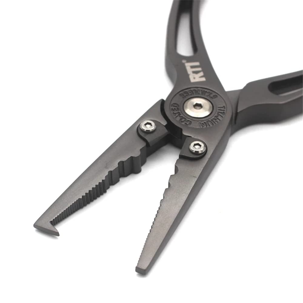 RTI 6.5 Inch Anti-Torque Stainless Steel Fishing Plier Unhooking Plier Fishing Tool