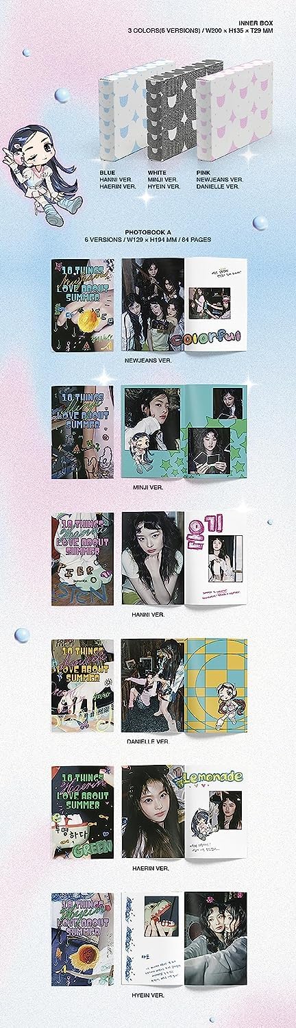 NewJeans - 2nd EP Get Up [Bunny Beach Bag ver.] Album (6 ver. SET)