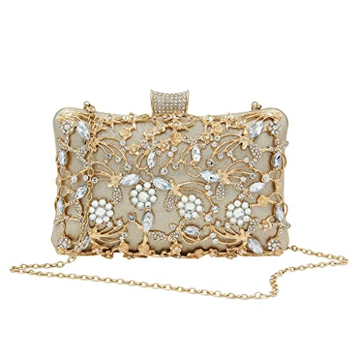 ZHUHW Evening Clutch Bag Party Wedding Crystal Clutches Purse Crossbody Bags Chain Shoulder Rhinestone