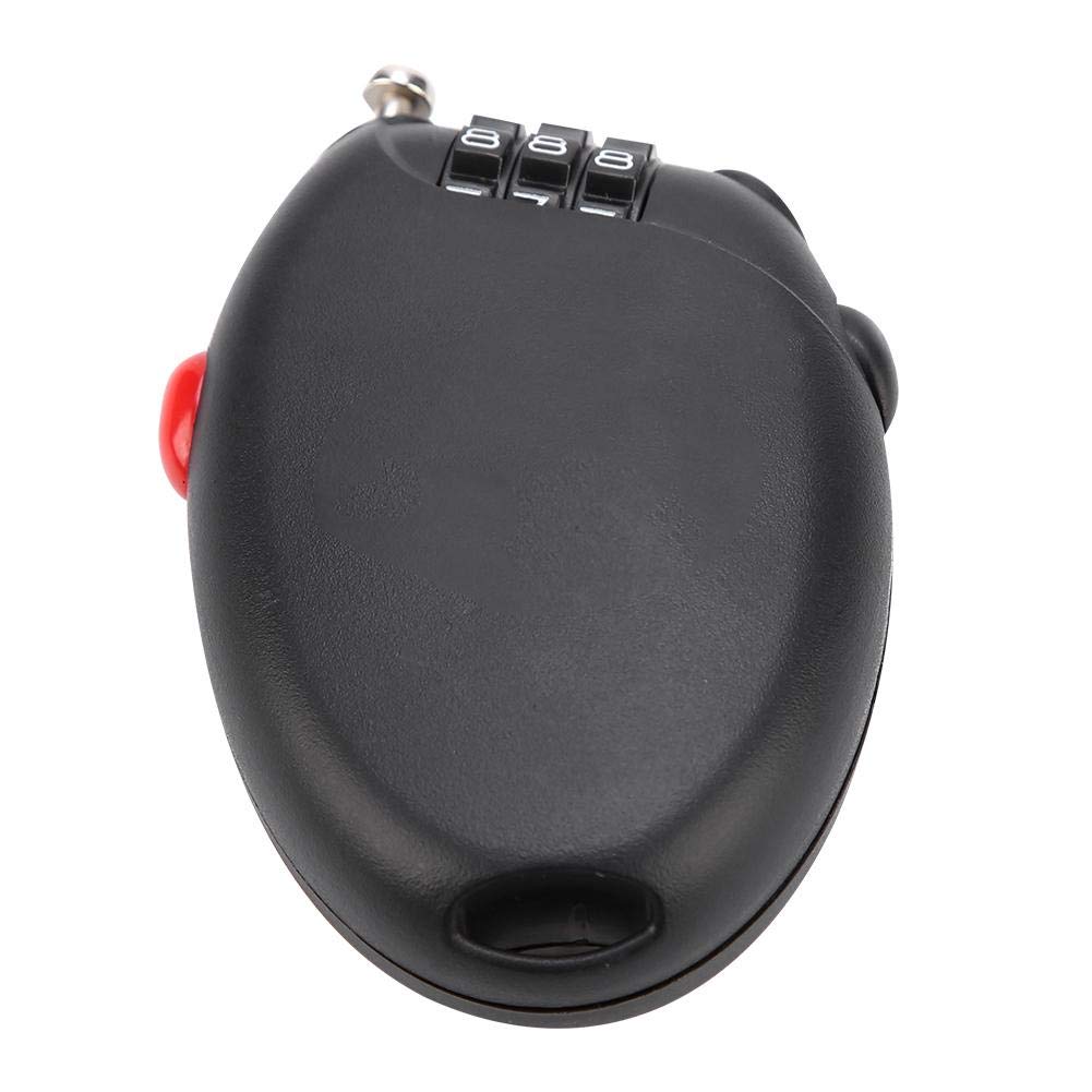 Steel+Plastic Bicycle Code Lock, Small Size Bicycle Lock, for Motor Bike Bicycle