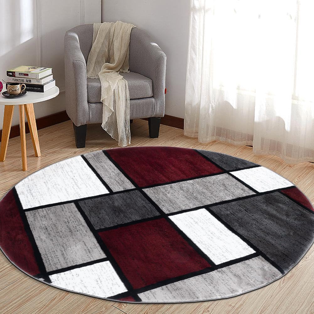 Rugshop Contemporary Modern Boxes Area Rug 7' 10" X 10' 2" Yellow