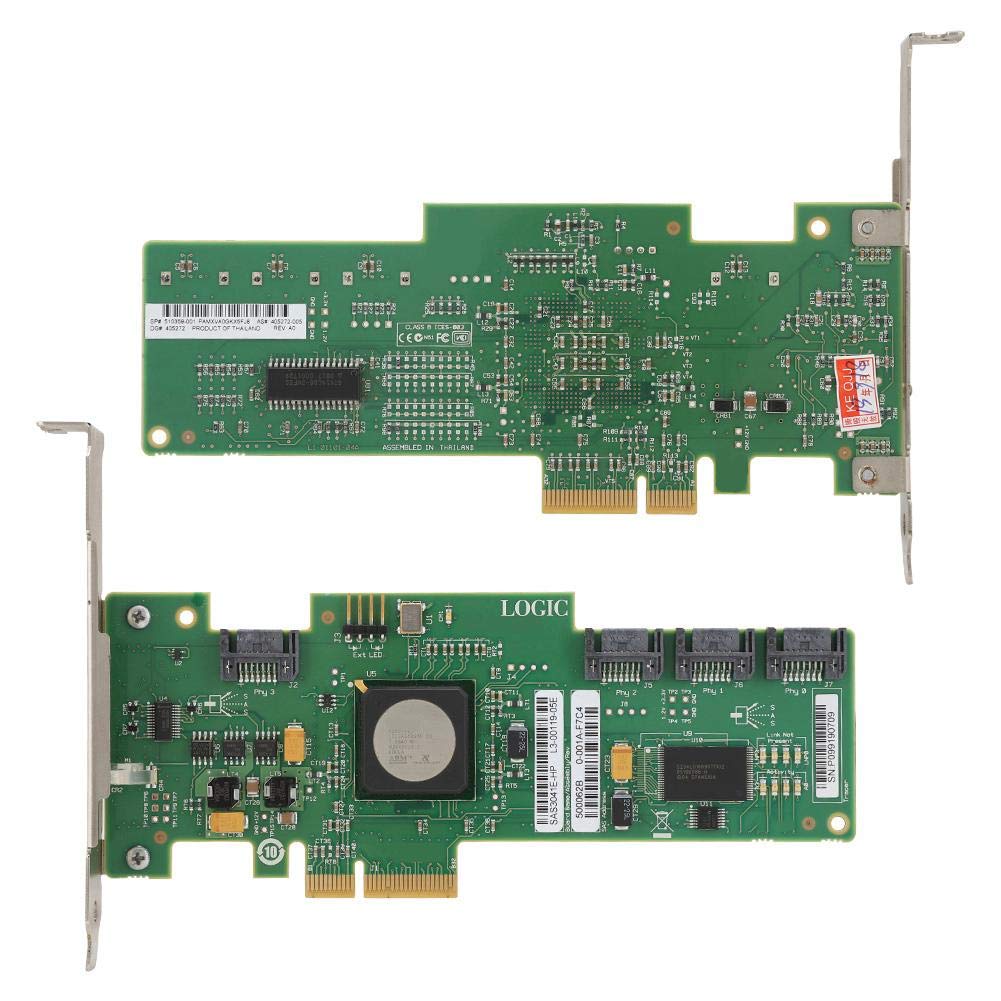 SAS3041E Array Card, 1000MB,s 4 Channels LSISAS1064E LSI SAS3041E HP 4 Port SAS Card for HP Version 4 Port SAS RAID Array Card Controller for RAID