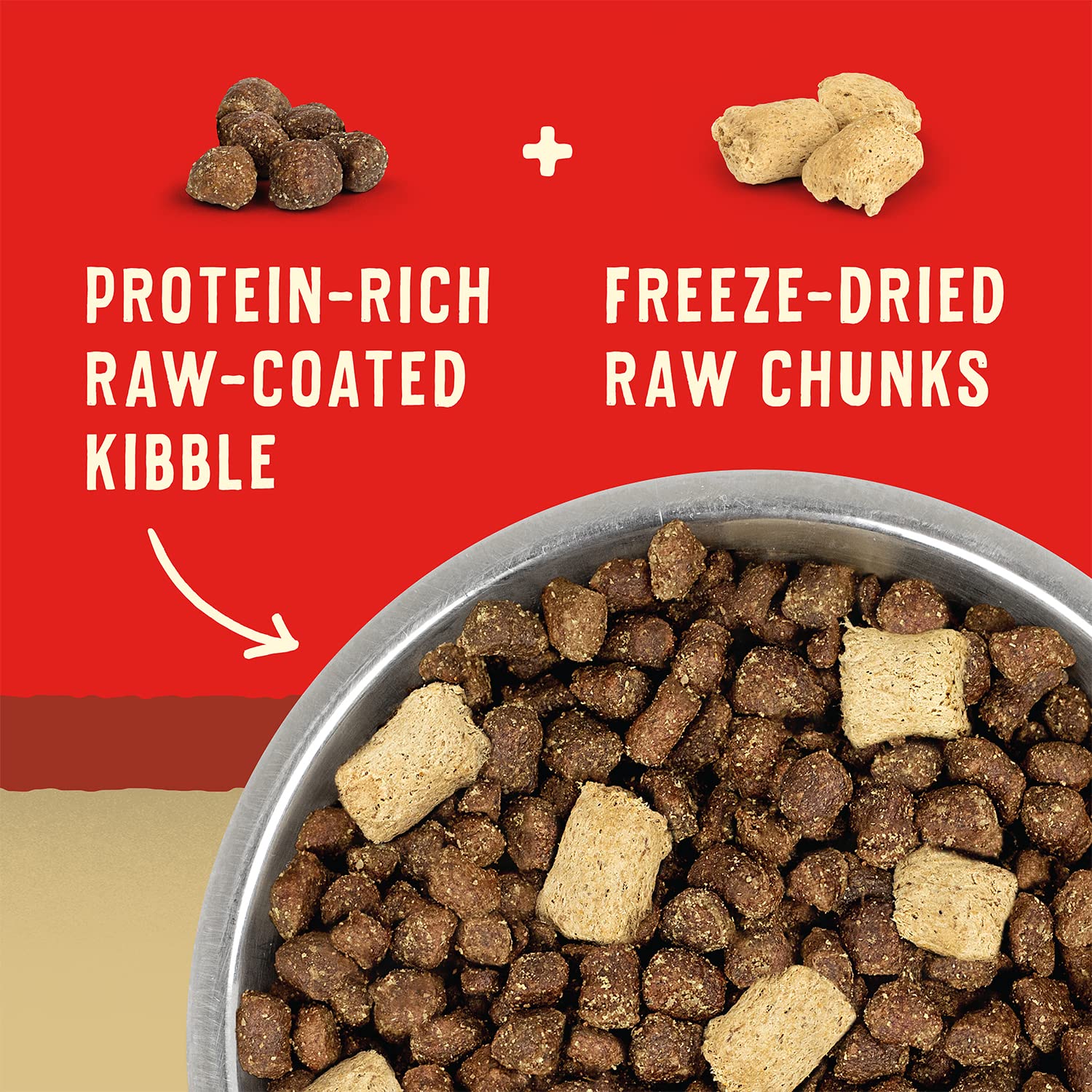 Stella & Chewy's Wild Red Dry Dog Food Raw Blend High Protein Wholesome Grains Red Meat Recipe, 21 lb. Bag