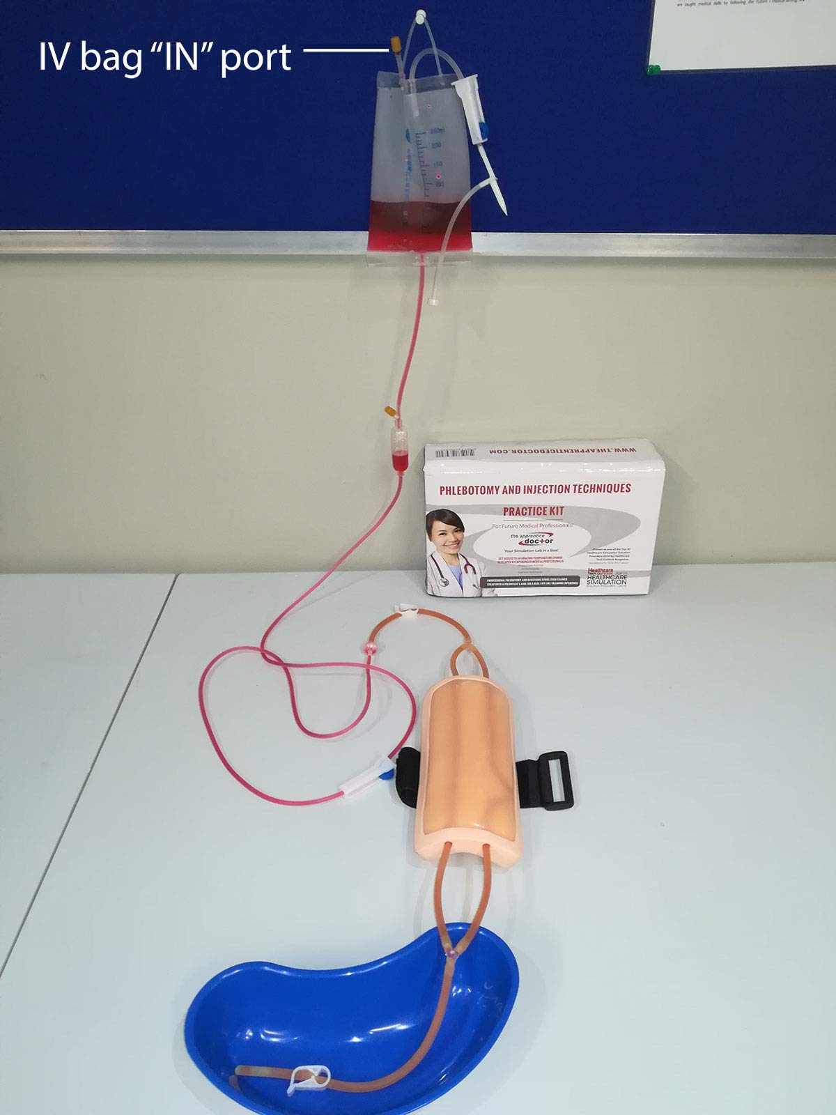 Phlebotomy and IV Practice Kit for Training Nurses and Phlebotomists to Perform Venipuncture Techniques and Procedures with Confidence | Phlebotomy Supplies, IV Supplies, Nursing Student Supplies