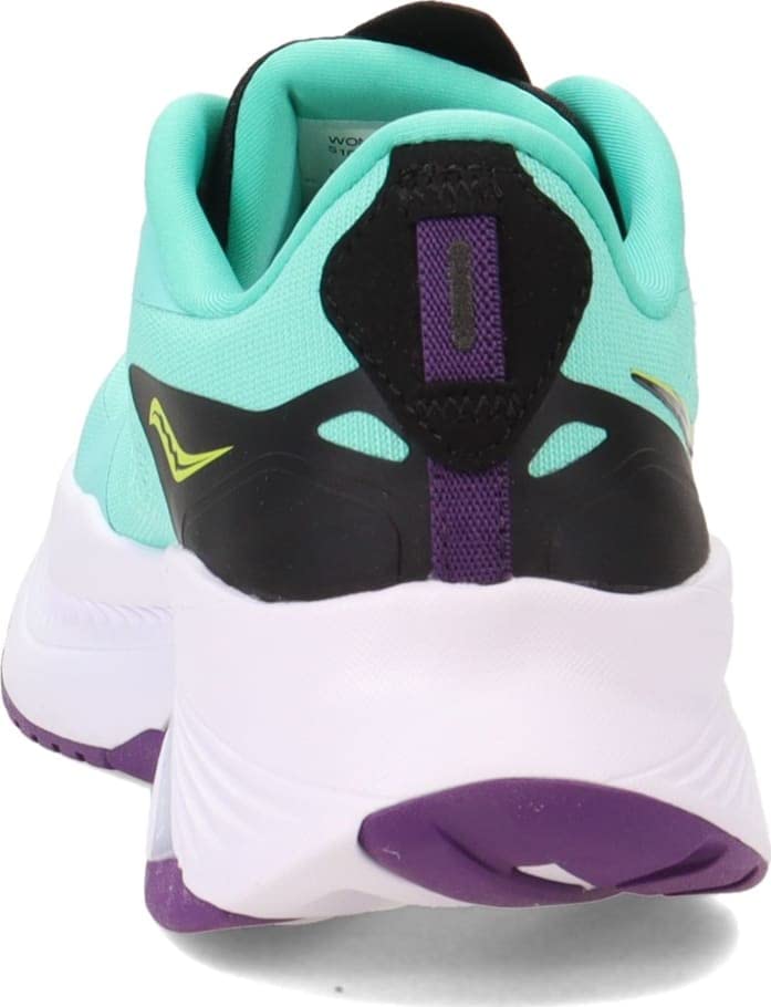 Saucony Women's Guide 15 Road Running Shoe, Cool Mint/Acid, 9.5 Wide