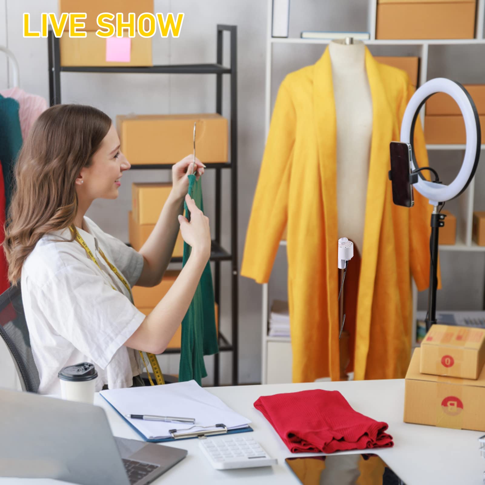Rotating Display Stand for Mannequin Dress Form, 360 Degree Turntable Display Stand Motorized Turntable for Boutiques Clothing Store