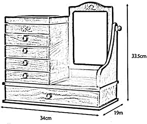 Yalych Solid Wood For Ladies jewellery case Jewelry Organizer
