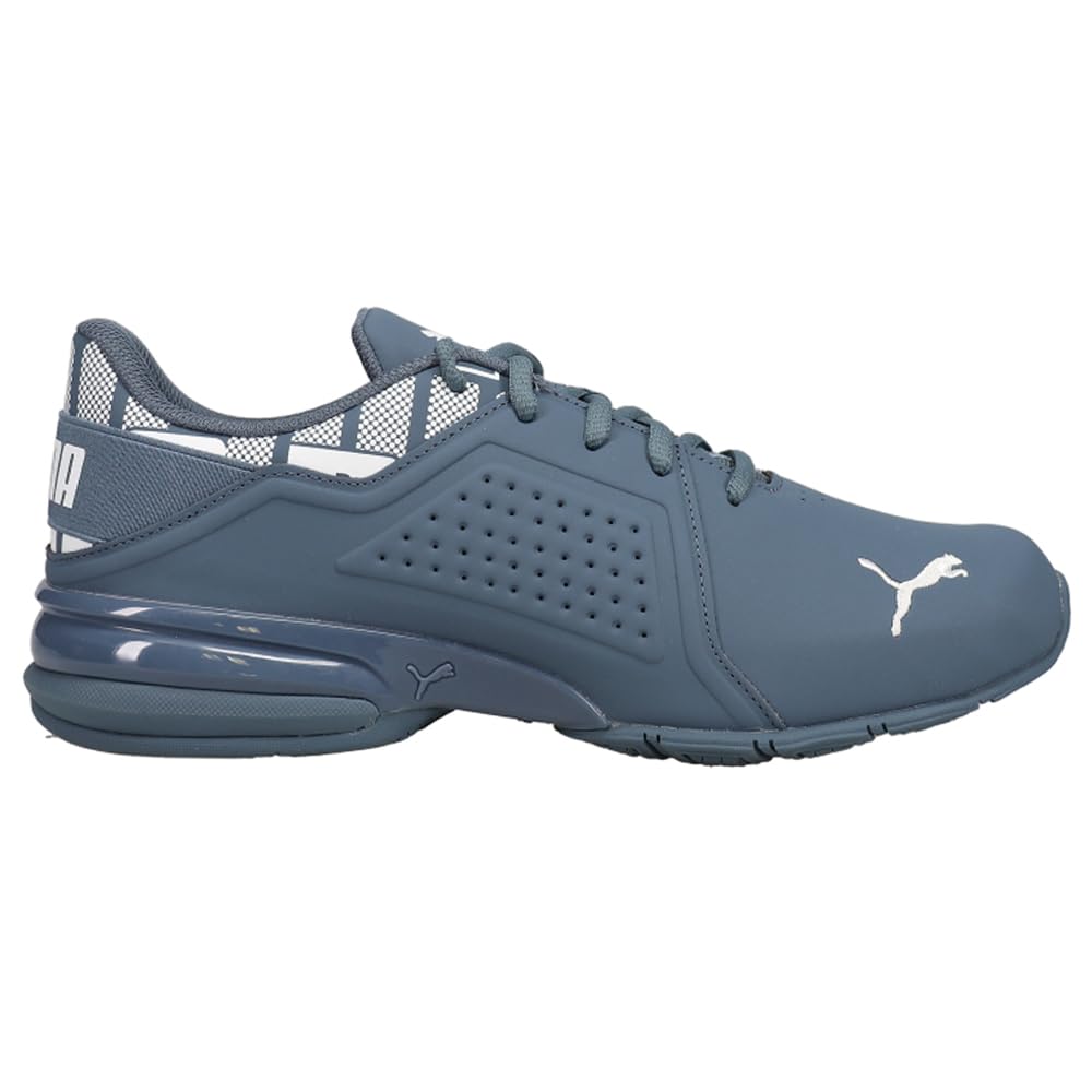 Puma Mens Viz Runner Repeat Wide Running Sneakers Shoes - Blue - Size 11 W