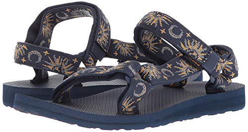 Teva Original Universal Women's Sandals, Sun And Moon Blue, 6