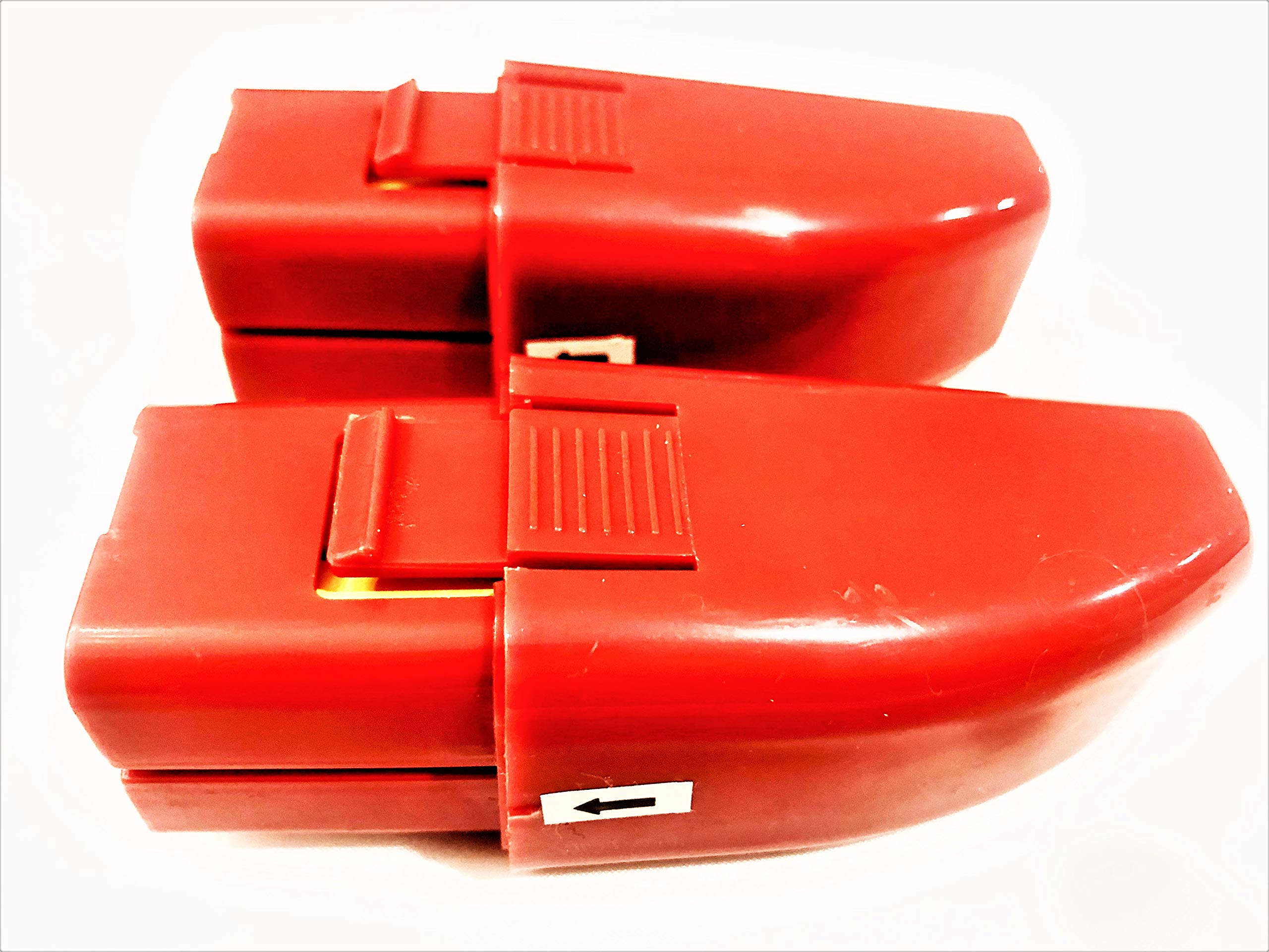 PurrsianKitty 2-Pack Battery Compatible with Swivel Sweeper G1 G2 G3 G6 G8 Max - Compatible with Part # RU-RBG - 7.2V 1500mAh Ni-MH Red