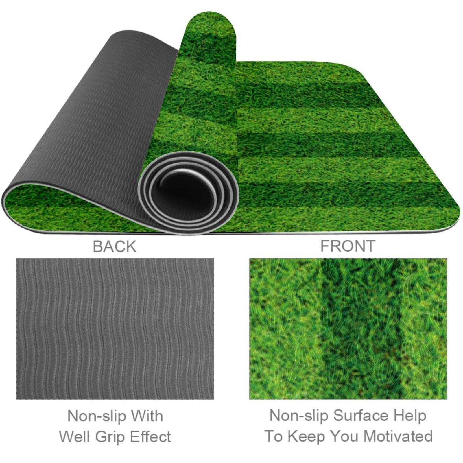 Yoga Mat, Yoga Mats for Home Workout, Workout Mat, Exercise Mats, Pilates Mat, Modern