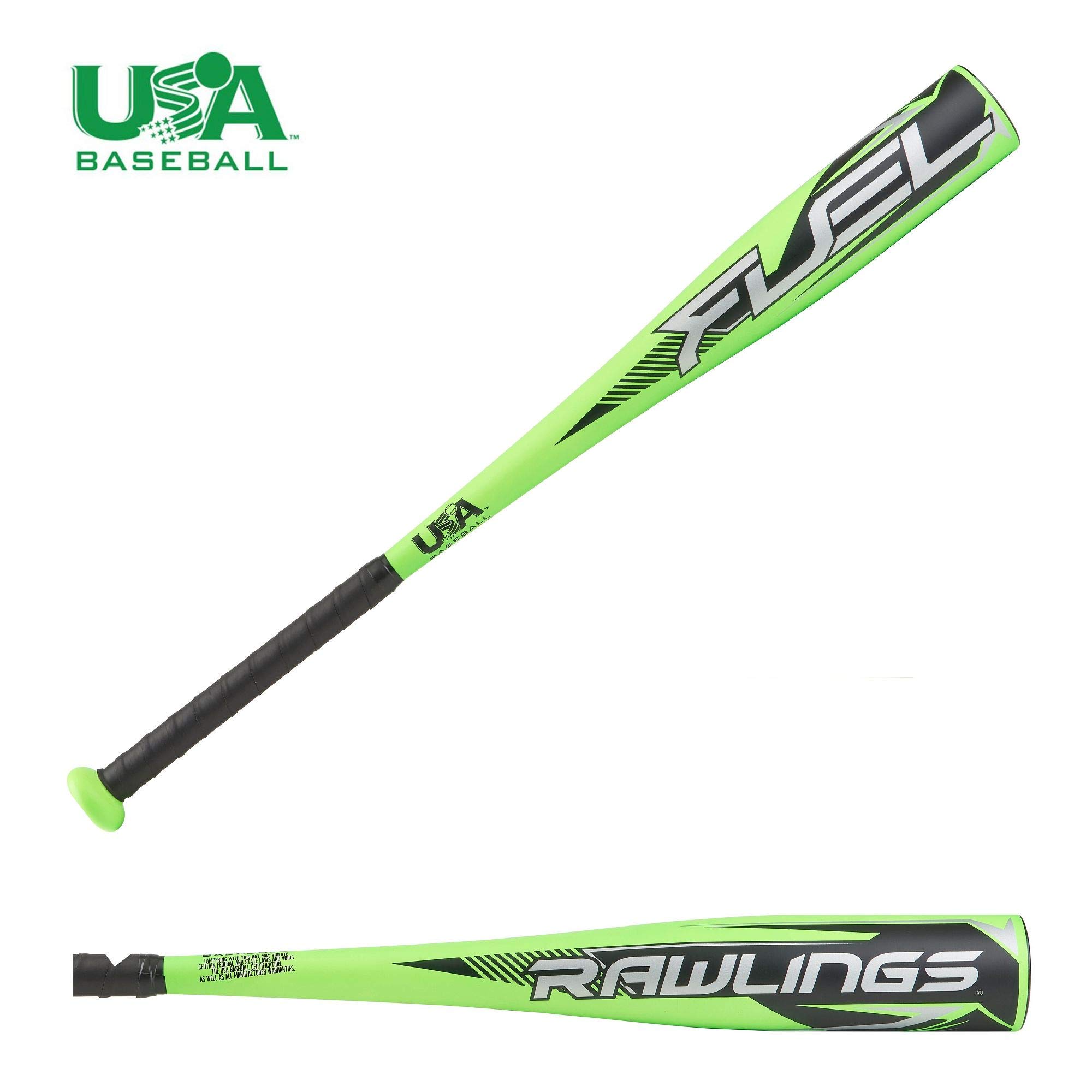 Rawlings Fuel USA Certified Boys Drop 8 Alloy Baseball Bat Little League Coach Pitch (28" / 20 oz)