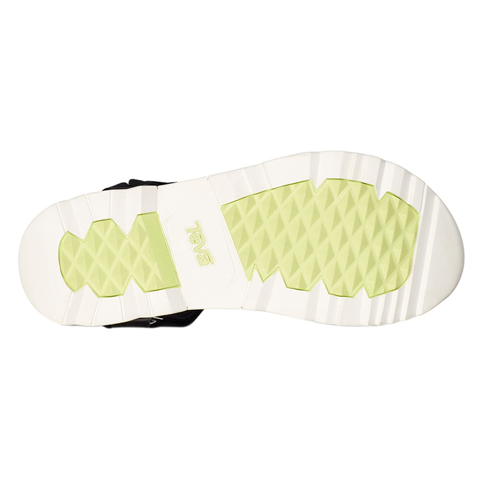 Teva Women's Leisure and Sportwear, Black/White, 9.5
