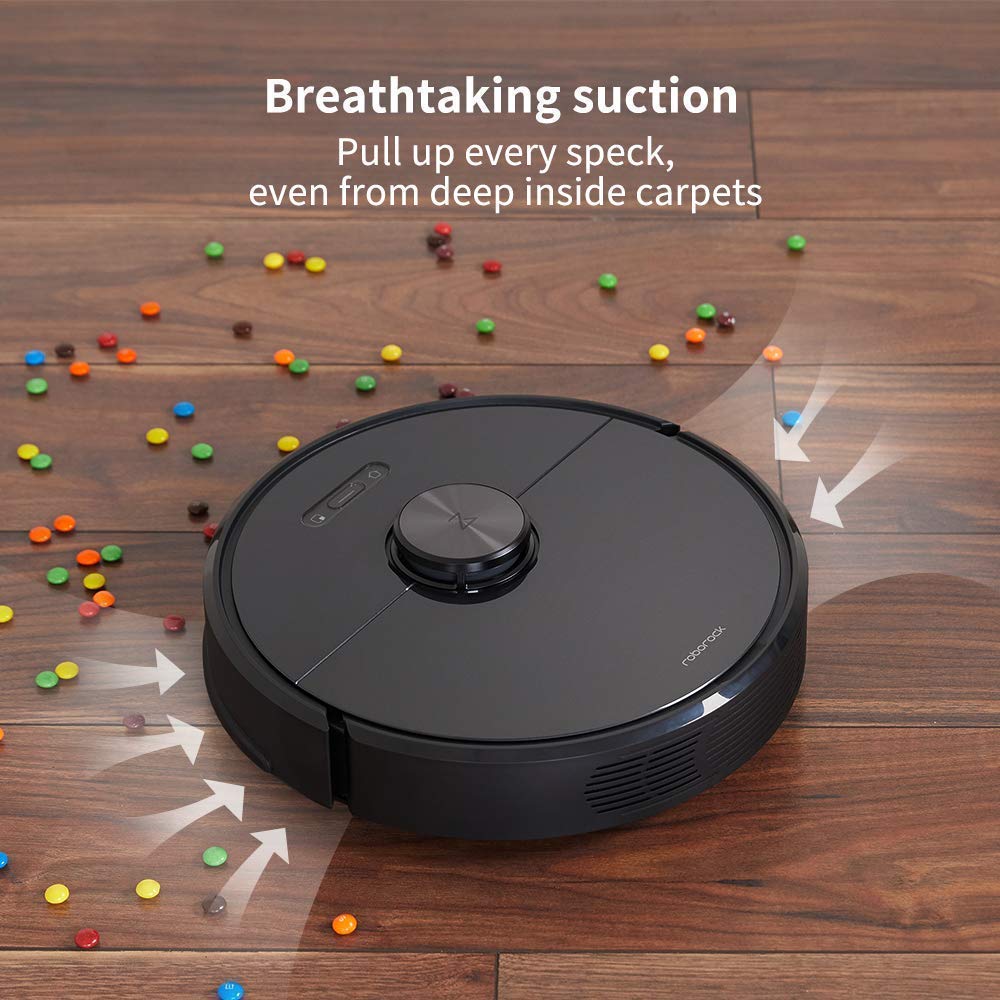roborock S6 Robot Vacuum Cleaner and Disposable Mop Cloth(30pcs)