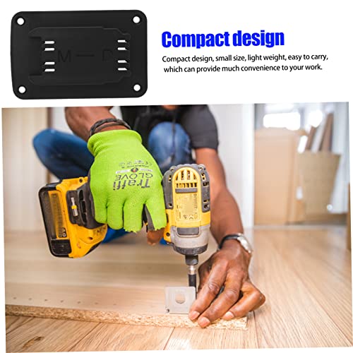 VILLCASE 18 Pcs Drill Tool Holder Drill Storage Dock Bracket Tool Holders Drill Tools Holder Drill Tool Fixing Bracket Drill Tool Brackets Hanger Stand Lithium Battery Mount Abs M18