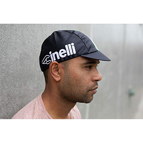 Pace Sportswear Hex-Tek Cycling Cap - UPF 50 Plus, Cinelli/Black, One Size