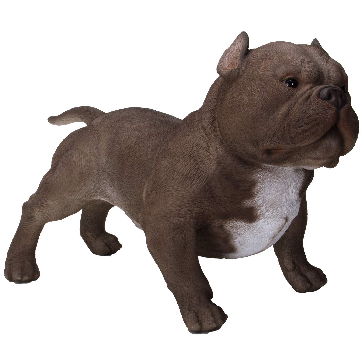 Pacific Giftware Animal World Realistic American Bully Dog Home Decor Resin Figurine