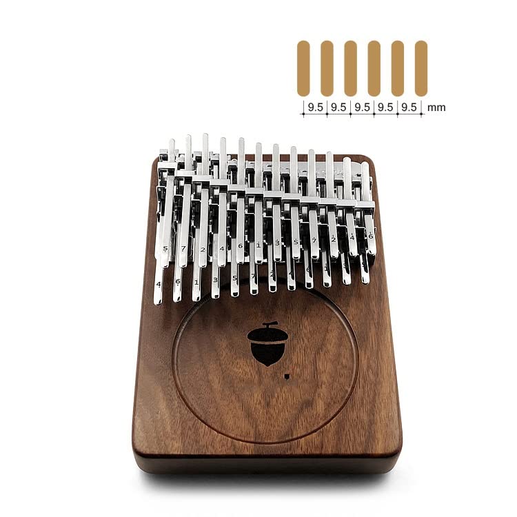 WSSBK Kalimba 24 Key Columbus Thumb Piano Solid Wood Musical Instrument Africa Finger Machine Instrumento (Color : 24keys, Size : C Tone)