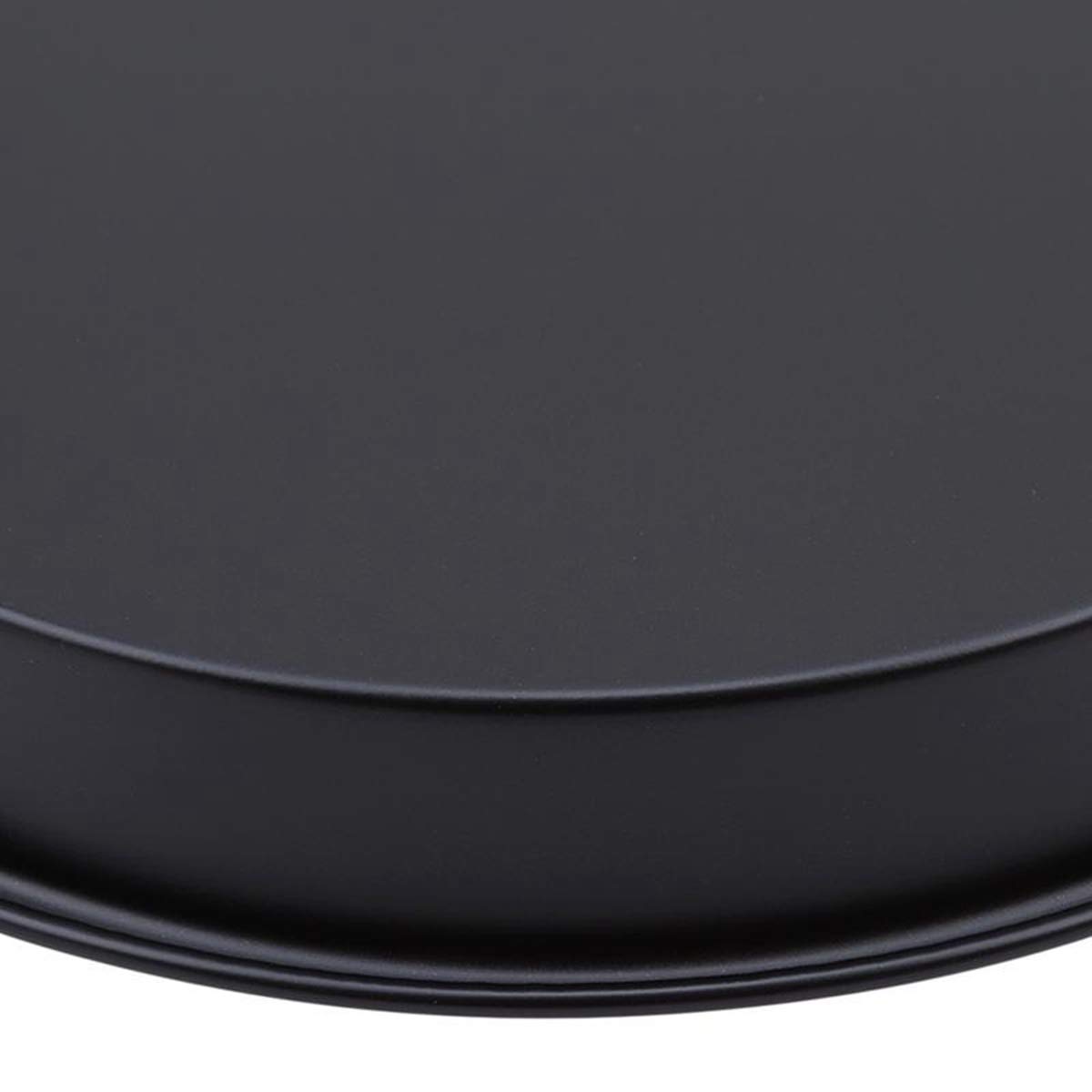 Stainless Steel Round Pizza Pan,Carbon Steel Non-Stick Oven Pizza Plate Pan Bakeware Tray Mold Deep Dish Pizza Pan(8inch)