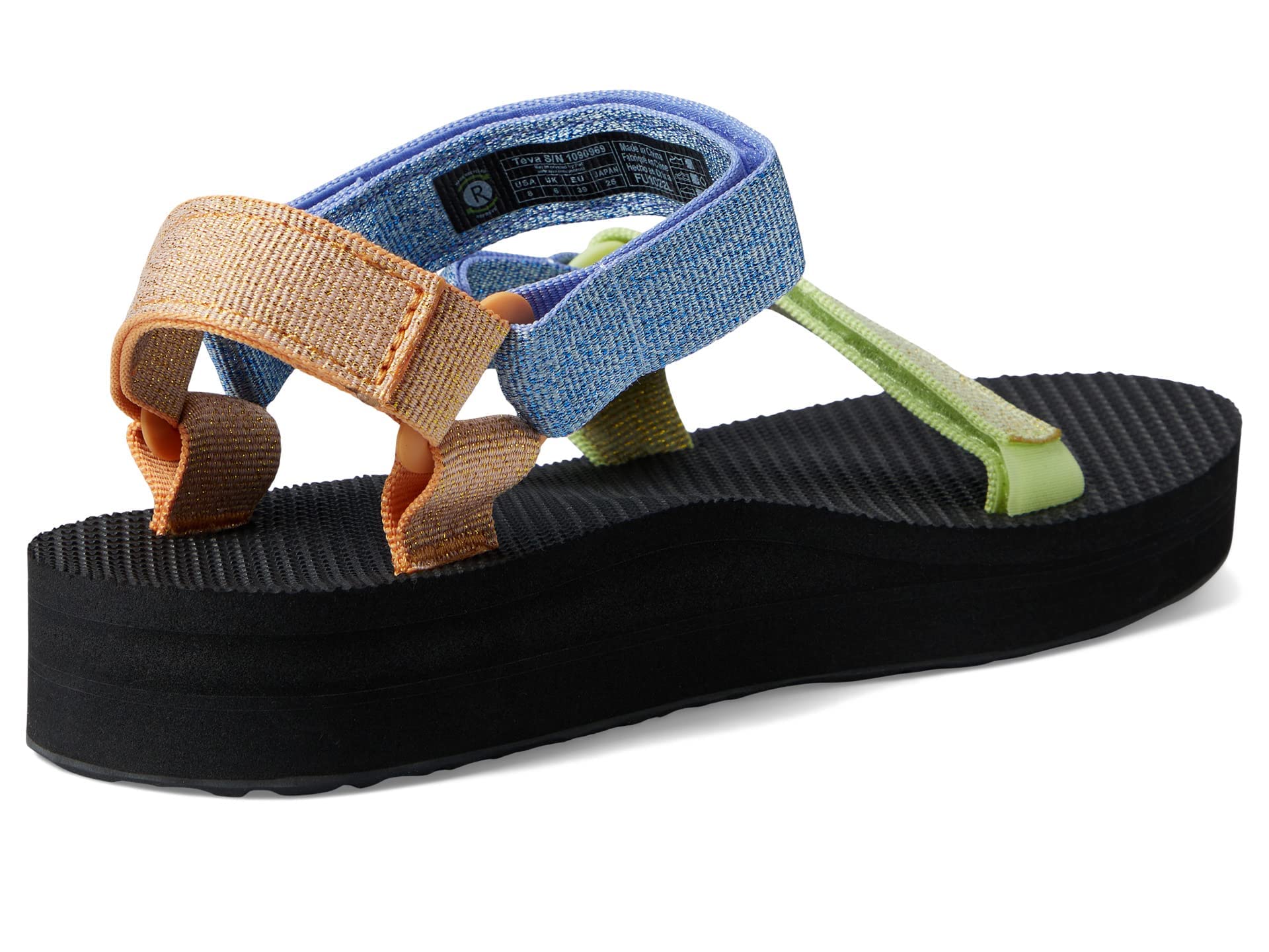 Teva Women's Midform Universal Sandal, Metallic Lilac Multi, 6