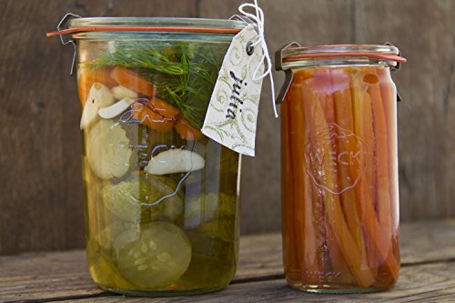 Weck 900 Tall Mold Jar - 1/5 Liter, Set of 6
