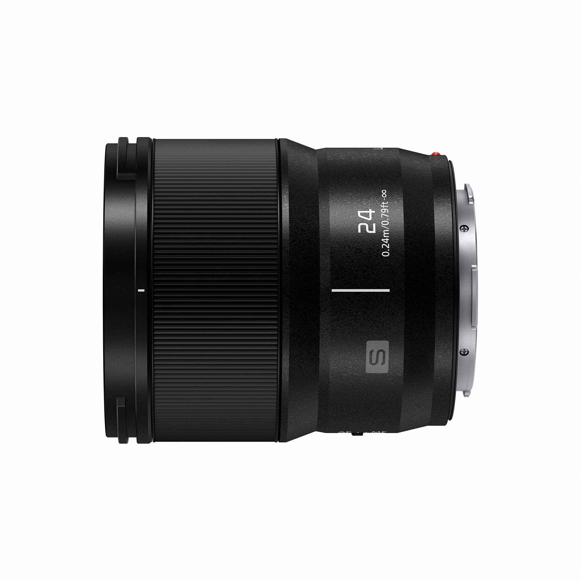 Panasonic LUMIX S Series Camera Lens, 24mm F1.8 L-Mount Interchangeable Lens for Mirrorless Full Frame Digital Cameras, S-S24 Black