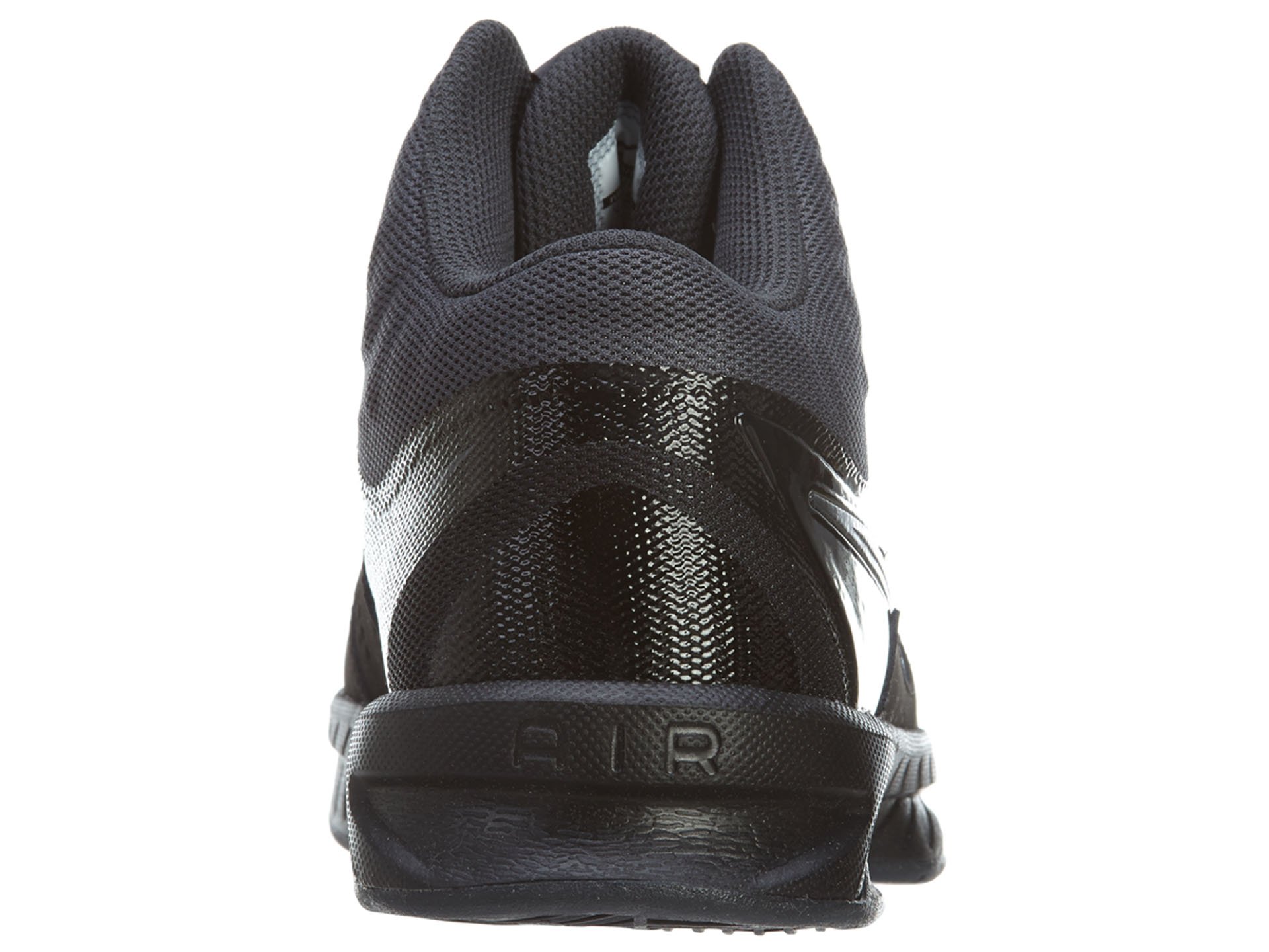 Nike Mens Air Visi Pro Vi NBK Black/Anthracite Ankle-High Nubuck Basketball Shoe - 10M