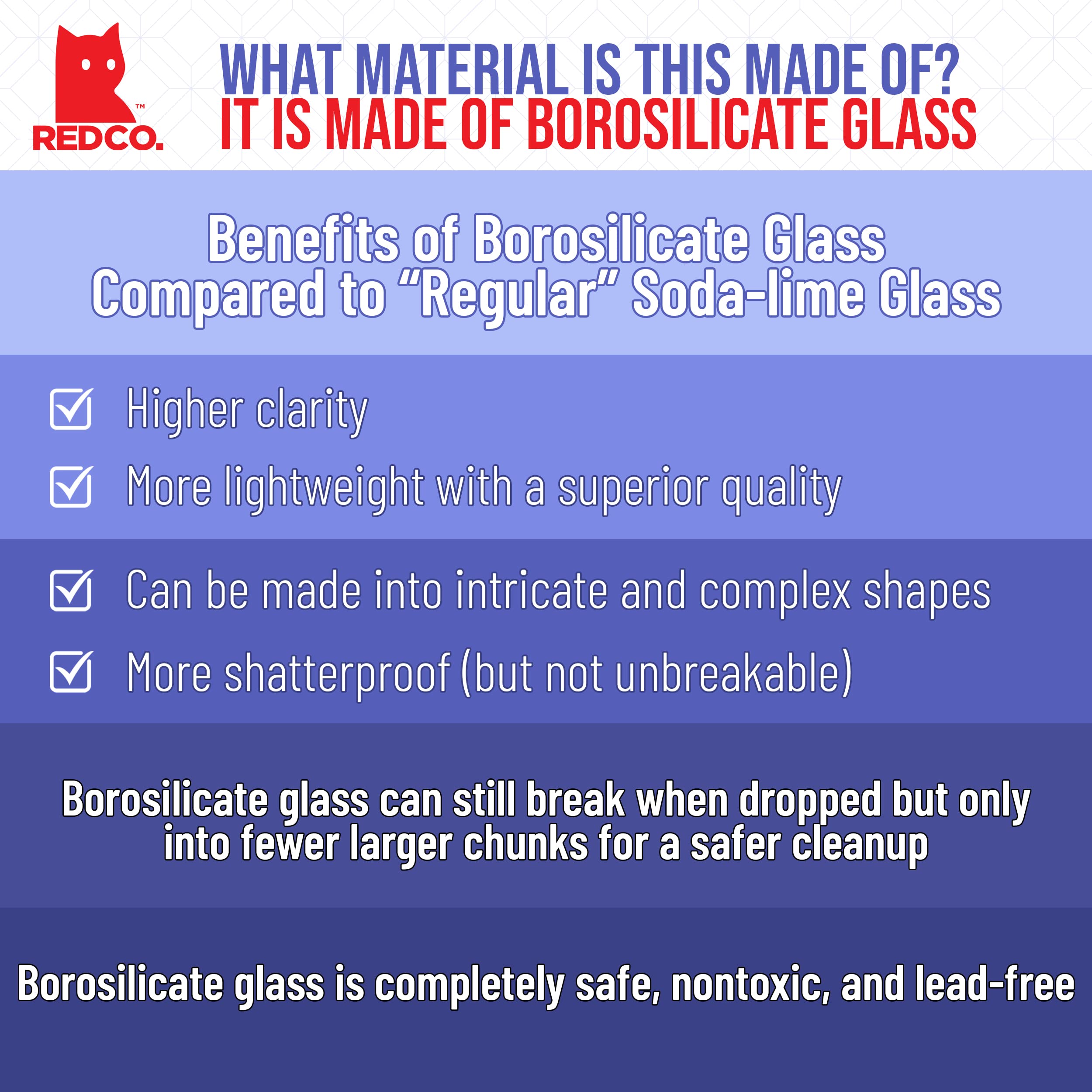 Red Co. 8" Glass Christmas Tree Tabletop Display Decoration with Assorted Glass Ornaments, Holiday Season Decor, Set of 3