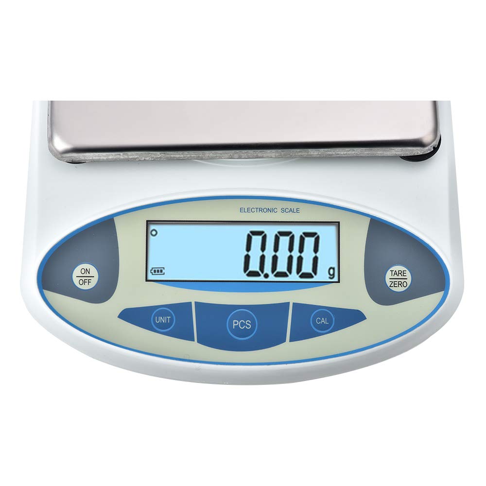 SEAAN Digital Lab Analytical Balance Electronic Scale 0.01/5000 Gram Scale Laboratory Kitchen Balance Scale Precision Balance Digita Weight 0.01g Jewelry Gold Scale