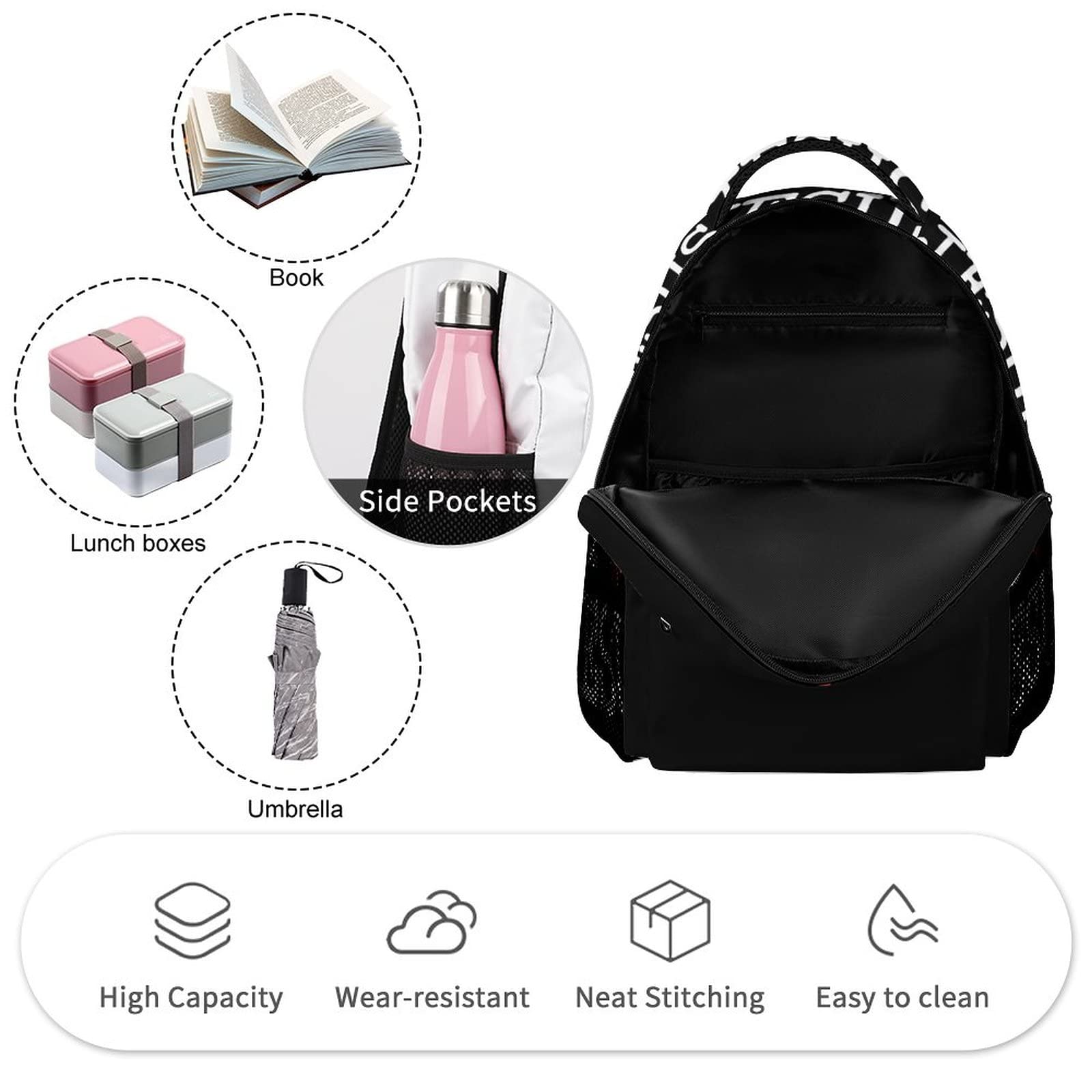 SDERDZSE Backpack Yeshua Jesus Christian Laptop Backpack Casual Daypack Cute Travel Backpack for Women Men