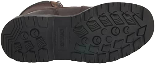 Wolverine Men's Floorhand Waterproof Insulated 8" Boot Construction, Dark Brown, 10