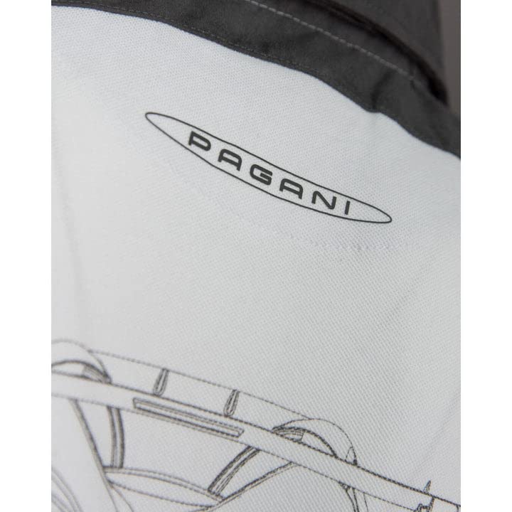 Pagani Huayra Roadster BC Men's Alcantara Polo Shirt Dark Grey