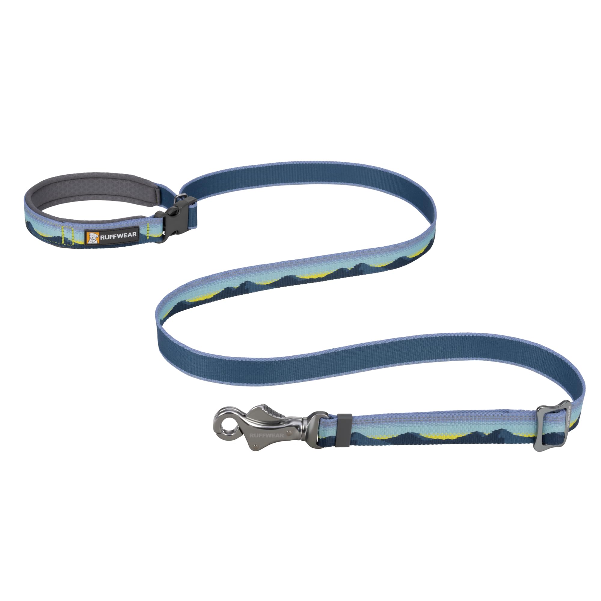 Ruffwear, Crag Ex Leash, Extendable Dog Leash, Hand-Held or Waist-Worn Reflective Lead, Sunset