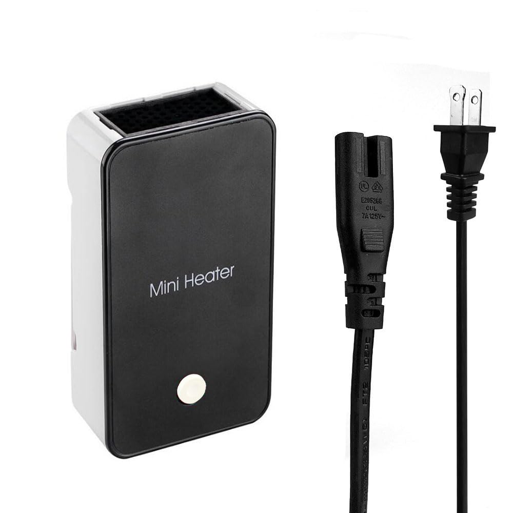 YOUCIDI Safety Energy-saving Heater Mini Portable Room Office Desktop Electric Fan Heater Air Warmer Black