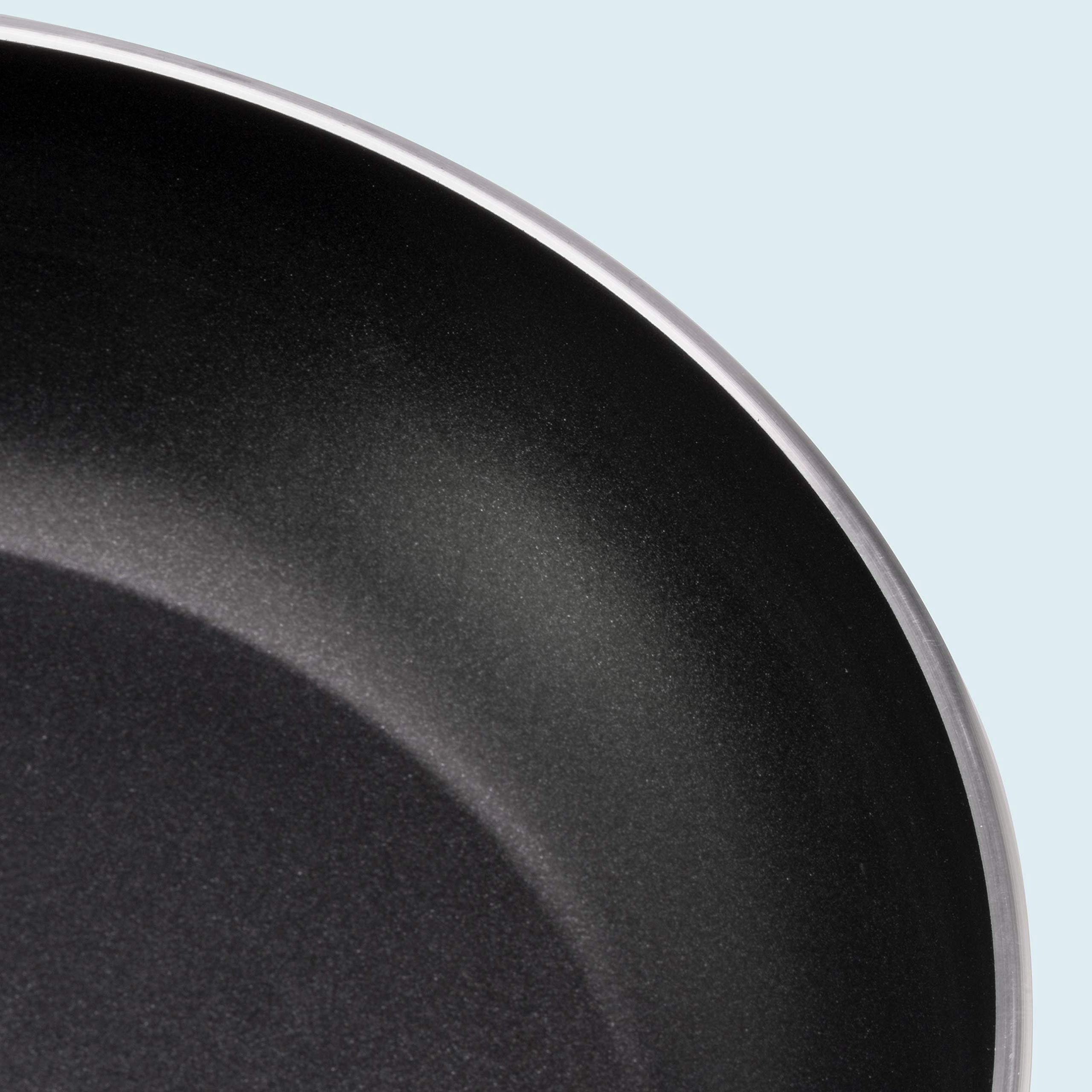 WMF Permadur Element Set of 3 Stainless Steel Frying Pans 20, 24 and 28 cm with Non-Stick for All Hobs Including Induction, Cast Aluminium