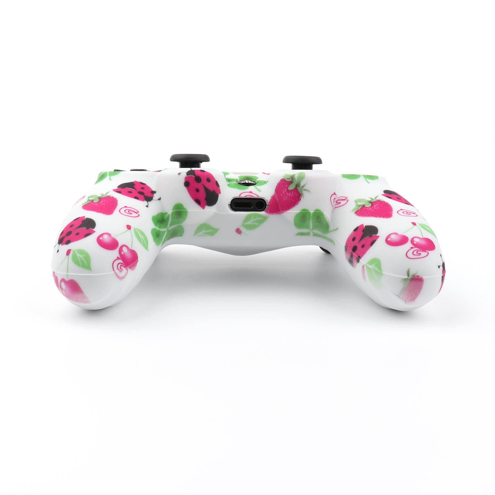 RALAN Controller Skins for PS4, Fruit Silicone Controller Cover Skin Protector Compatible with PS4 Slim/PS4 Pro Controller with 8 Cute Thumb Grips Caps