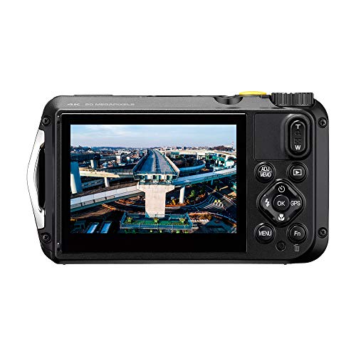 Ricoh G900 Industrial Digital Camera Webcam Solution Camera Camera Memos Built-in GPS Password Protection Waterproof 20M Chemical Resistant Impact Resistant Black/Grey