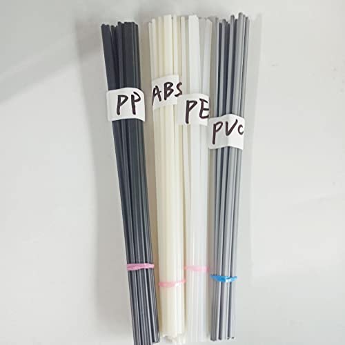WOLODARSK 40pcs Plastic Welding Rods 200mm Length ABS/PP/PVC/PE Welding Sticks 5x2mm For Plastic Welder ?Each 10pcs welding rods