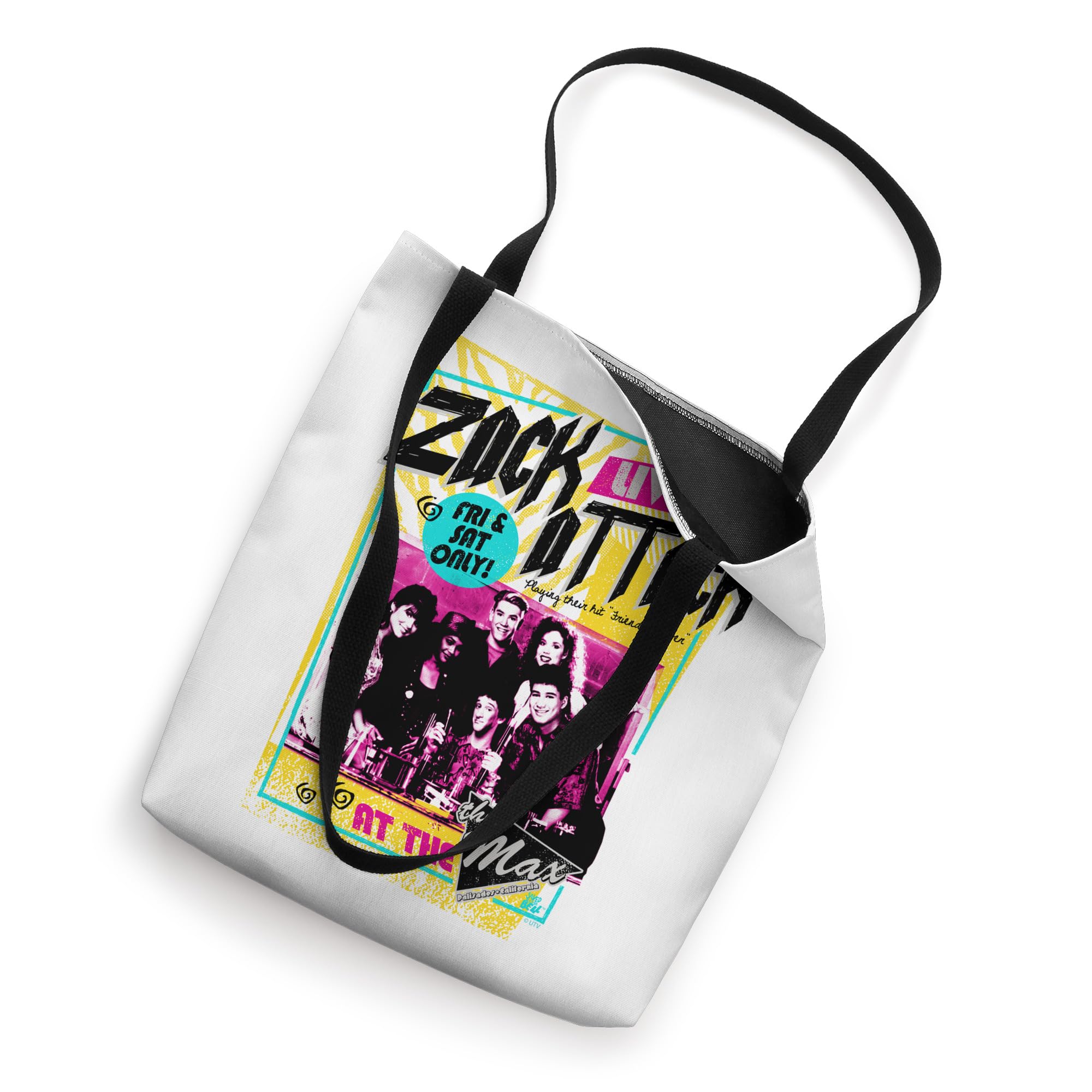 Saved By The Bell Zack Attack Live Tote Bag