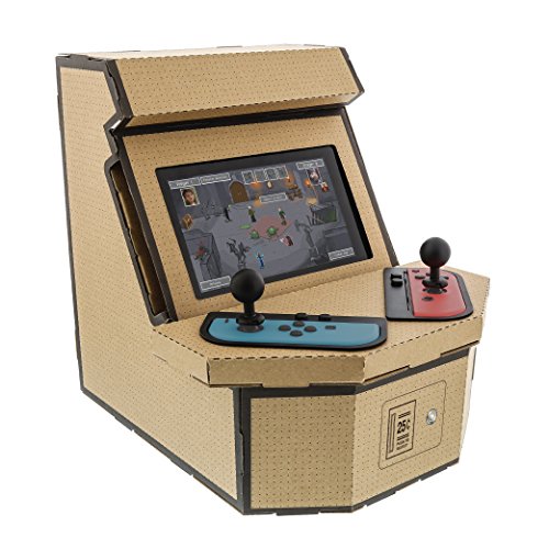 Nyko PixelQuest Arcade Kit - Constructible Arcade Kit with Customizable Pixel Art Sticker Kit and Arcade Stick Toppers for Nintendo Switch