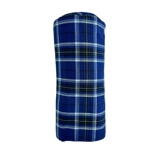 Sunfish Tartan Golf Headcover Set Blue Plaid - Driver, Fairway, Hybrid